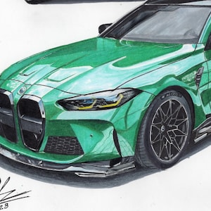 Drawing BMW M3 Touring, Bmw Drawing, M3 Drawing, Realistic Drawing, Car ...