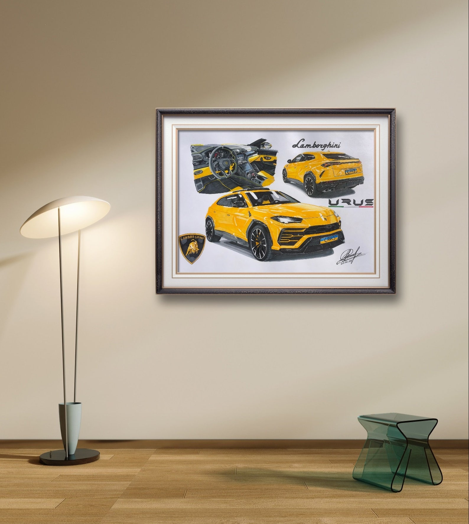 Drawing Lamborghini Urus, Urus Drawing, Realistic Urus, Pencils ...