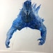Drawing Godzilla and Nissan Skyline, GTR Drawing, Blue Skyline ...