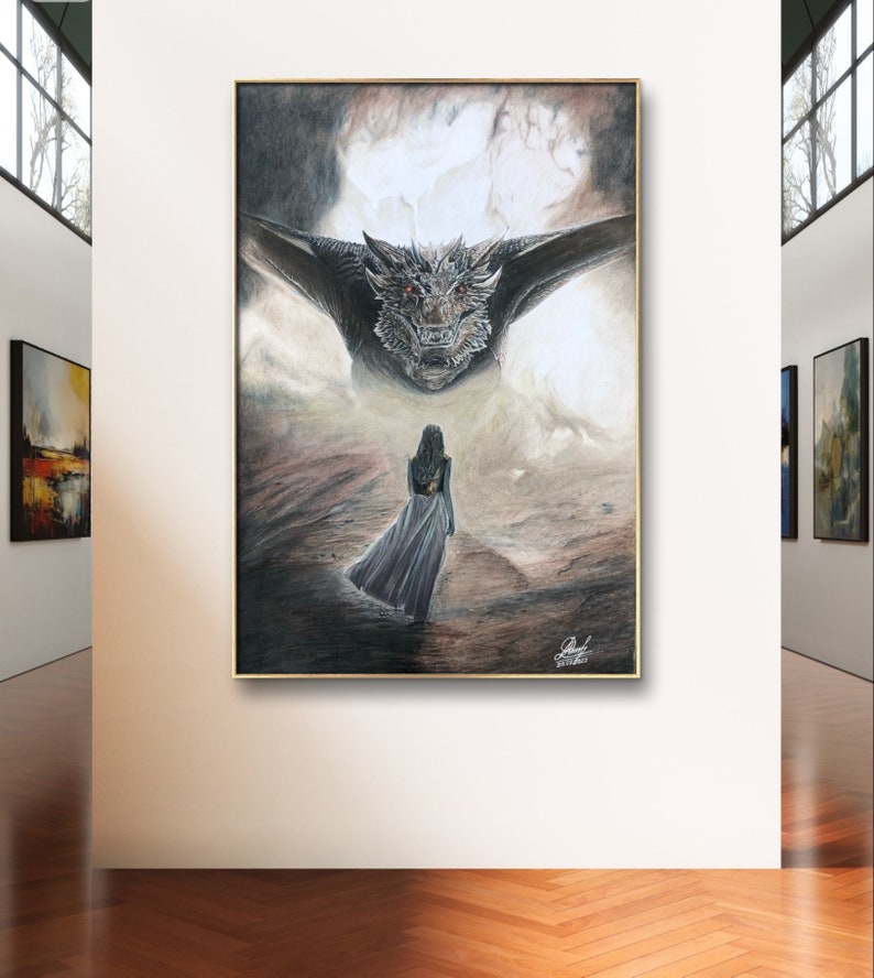 Drawing House of the Dragon, Dragon Drawing, Game of Thrones, Art ...
