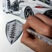 Drawing Koenigsegg Jesko, Car Drawing, Digital Art, Handmade, Hyper Car ...