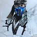 Mortal Kombat Drawing, Mortal Kombat 11, Digital Files, Scorpion ...