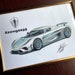 Car Drawing, Set of 3 Koenigsegg, Digital Art, Handmade, Realistic ...