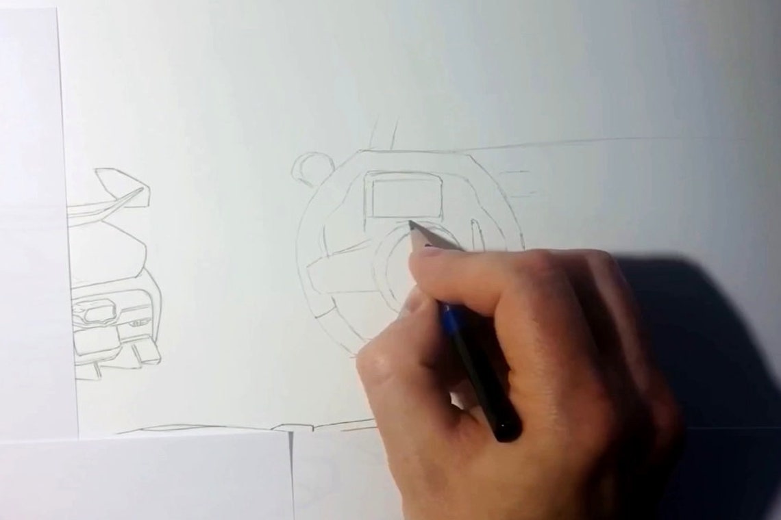 Drawing Koenigsegg Jesko, Car Drawing, Digital Art, Handmade, Hyper Car ...