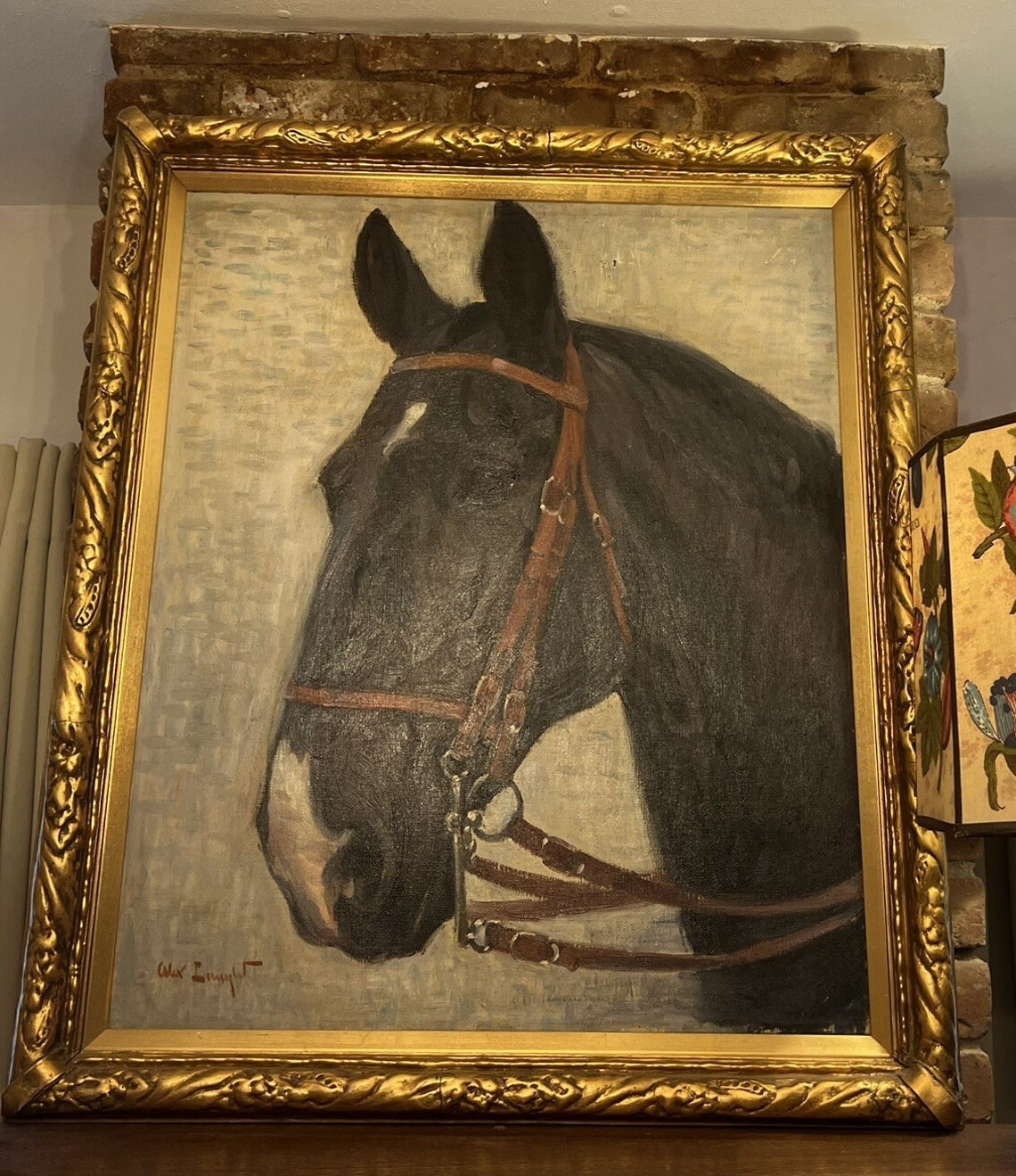 Mr. Ed-xquisite Original Antique Equestrian Oil on Canvas - Etsy