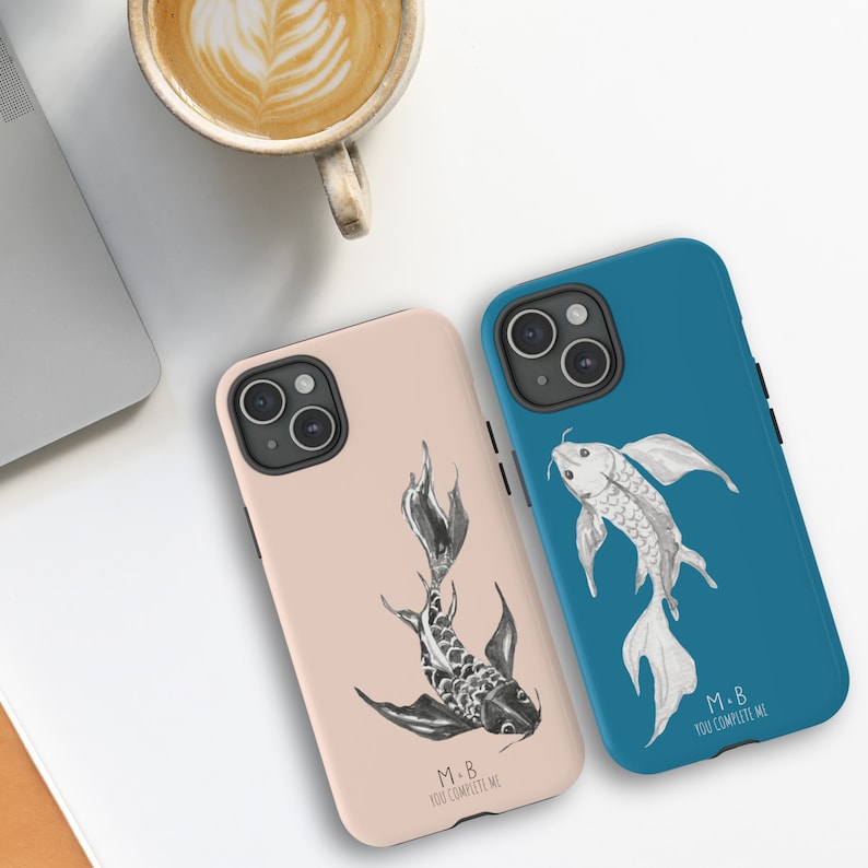 Custom Couple Matching Phone Cases, Personalized Couple Phone Case Mountain Lover Wanderlust ...