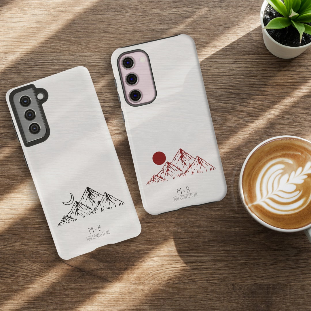 Custom Couple Matching Phone Cases, Personalized Matching Couple Phone ...