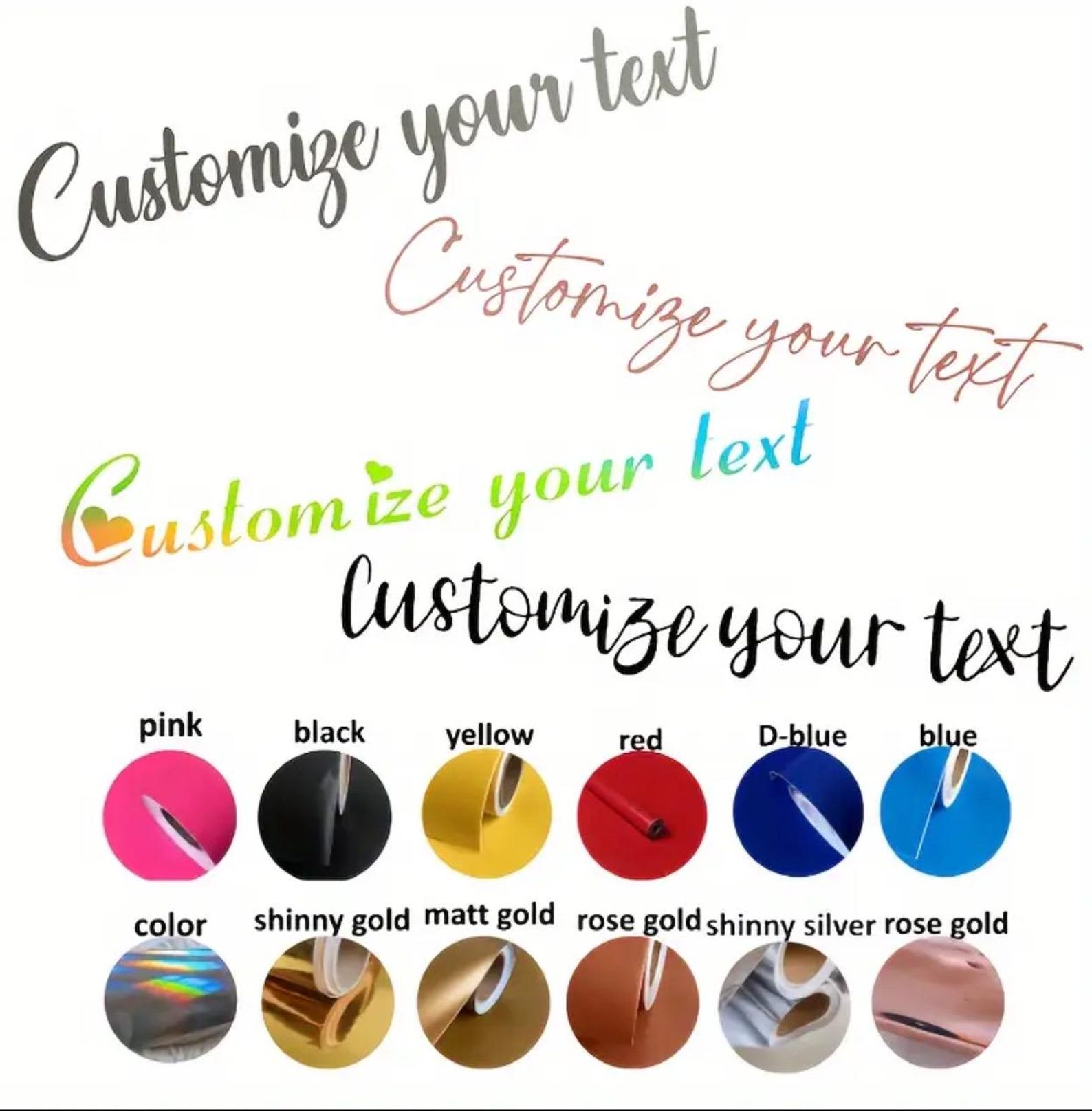 Custom Vinyl Balloon Decals: Personalized Party & Wedding Decor - Etsy