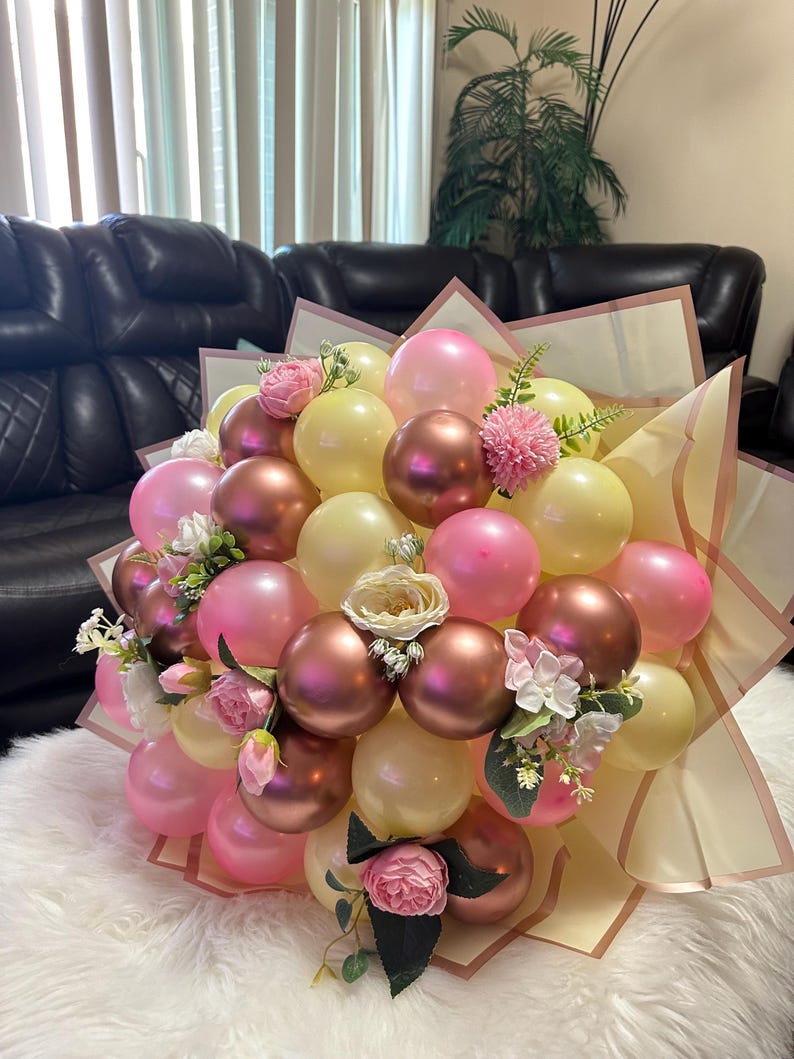 Bobo Balloon Bouquet | Bubble Balloon Flower | Birthday Balloon | Baby ...