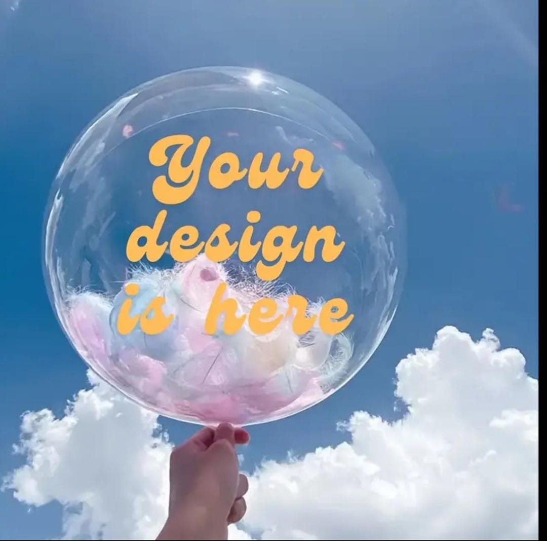 Custom Vinyl Balloon Decals: Personalized Party & Wedding Decor - Etsy