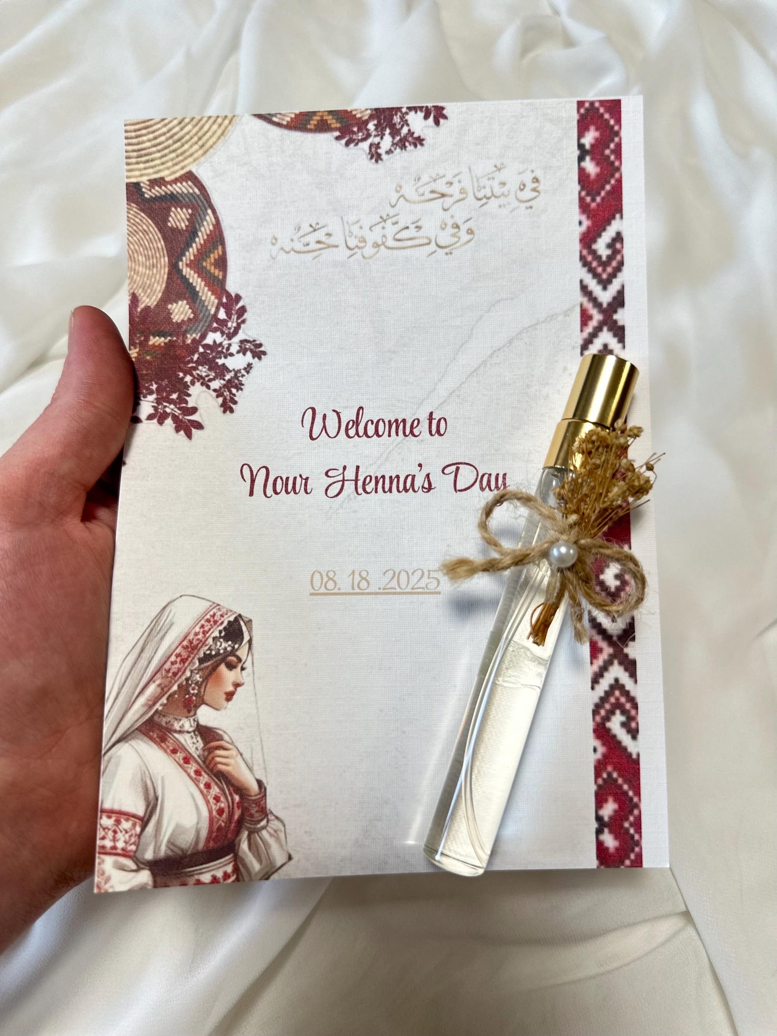 Personalized Perfume Bottle Favors: Henna Party , Wedding, or Birthday ...