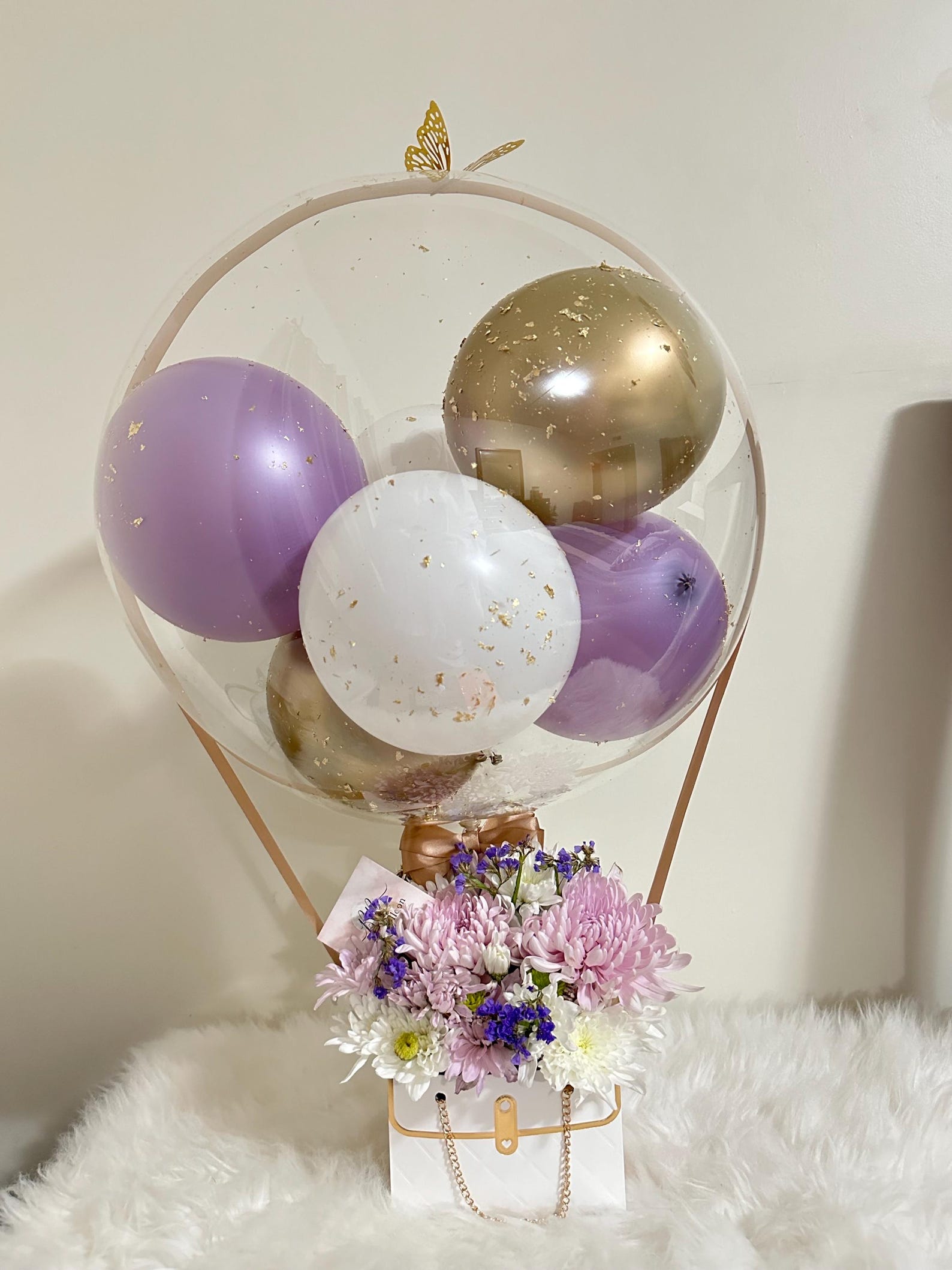 Personalized Bobo Balloon Flower Bouquet: Birthday, Shower, Mother's ...