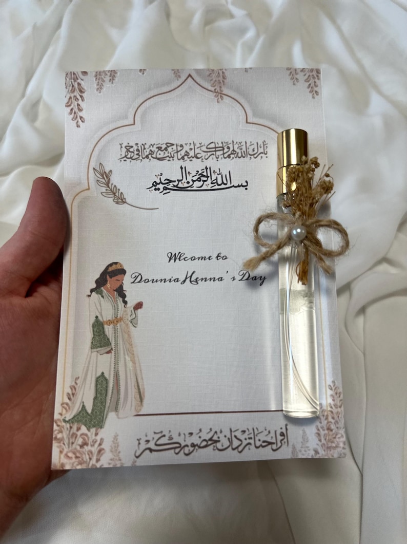 Personalized Perfume Bottle Favors: Henna Party , Wedding, or Birthday ...
