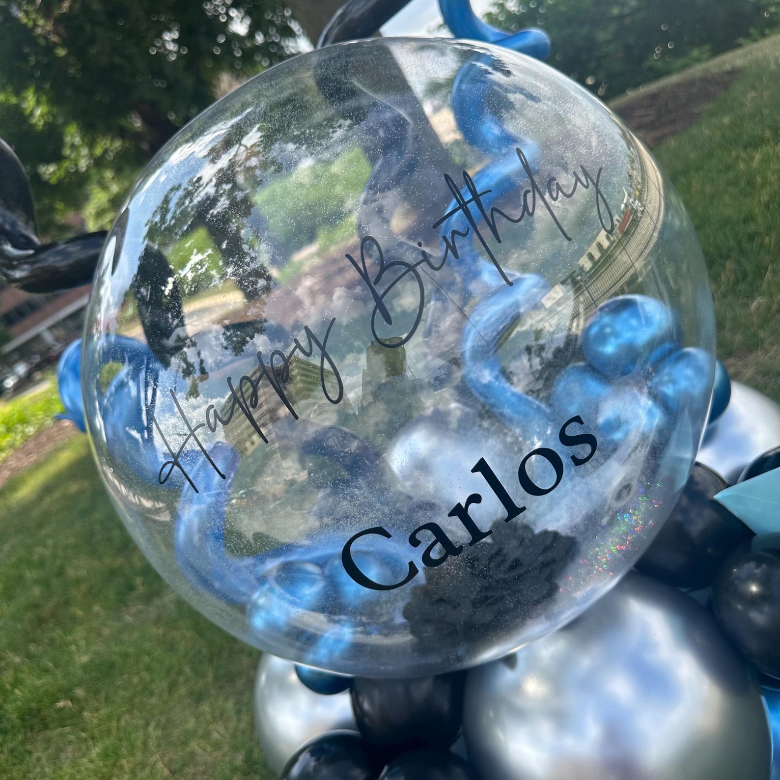 Custom Vinyl Balloon Decals: Personalized Party & Wedding Decor - Etsy