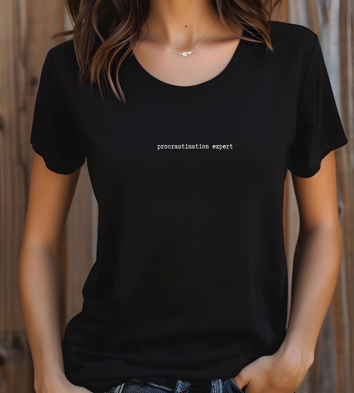 Attitude Tee, Shirt Gift, Typewriter Font T-shirt, Procrastination ...