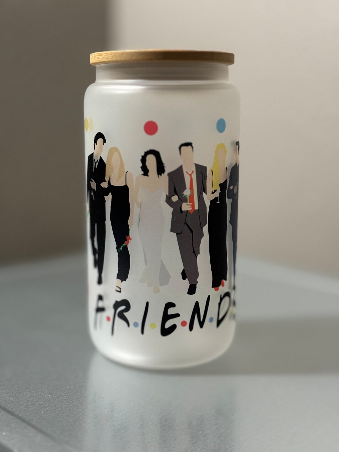 Friends Glass Cup - Etsy