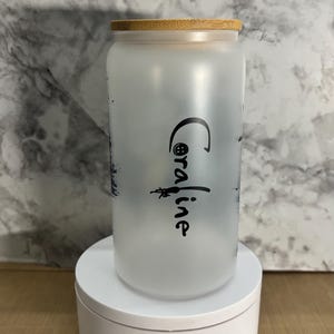 Coraline 16oz Libbey Frosted Cup, Sublimation - Etsy