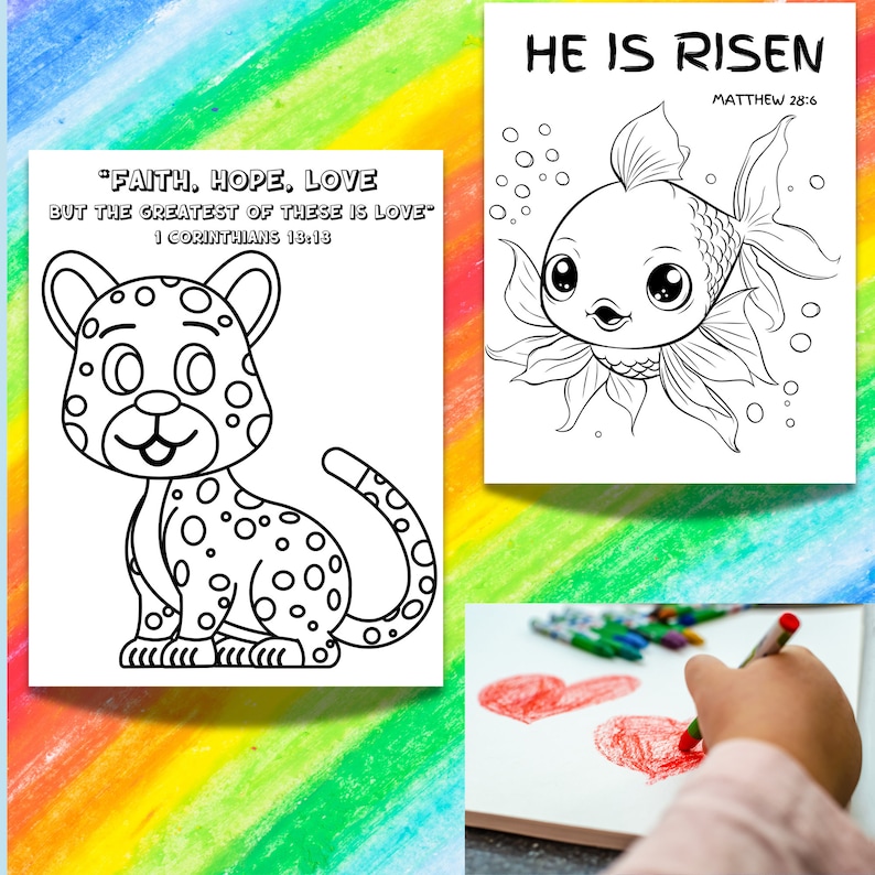 Sunday School Bible Verse Lesson Coloring Sheet Preschool Bible Craft ...
