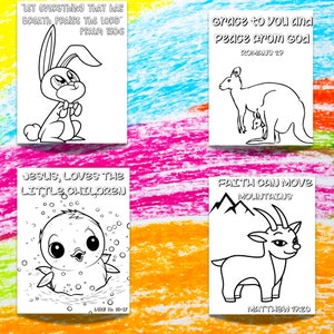 Sunday School Bible Verse Lesson Coloring Sheet Preschool Bible Craft ...