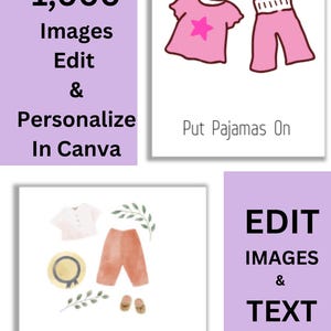 Printable Visual Aid Template Daily Routine Organizer for Kid Special ...