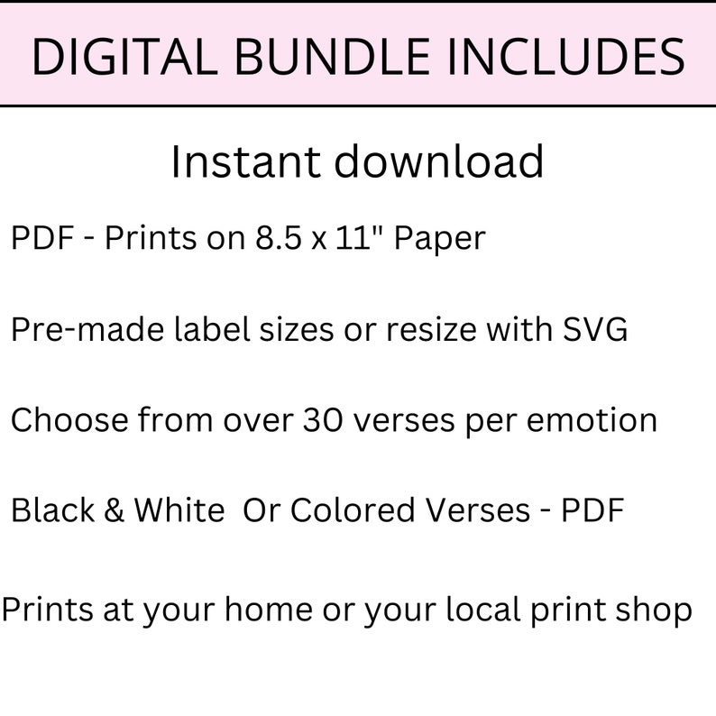 Bible Verse Jar of Emotional Support With Coping Skill on Color Coded ...