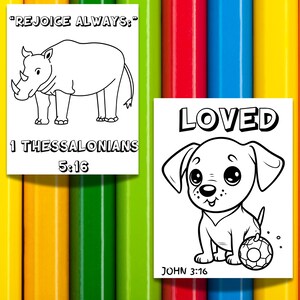 Sunday School Bible Verse Lesson Coloring Sheet Preschool Bible Craft ...