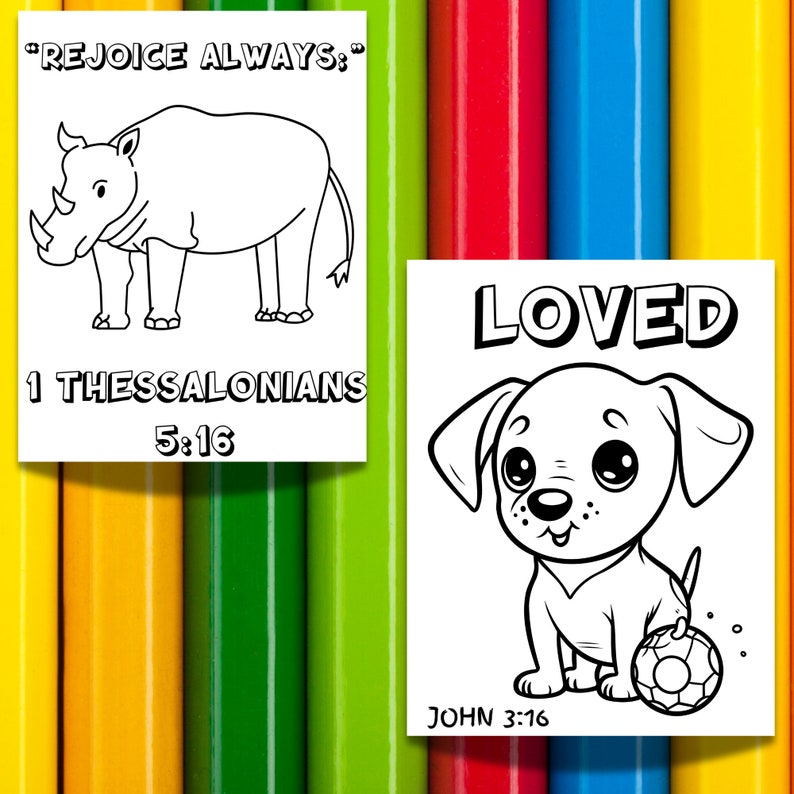 Sunday School Bible Verse Lesson Coloring Sheet Preschool Bible Craft ...
