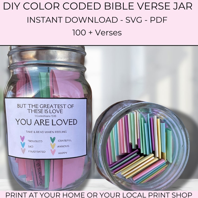Bible Verses Jar - Etsy