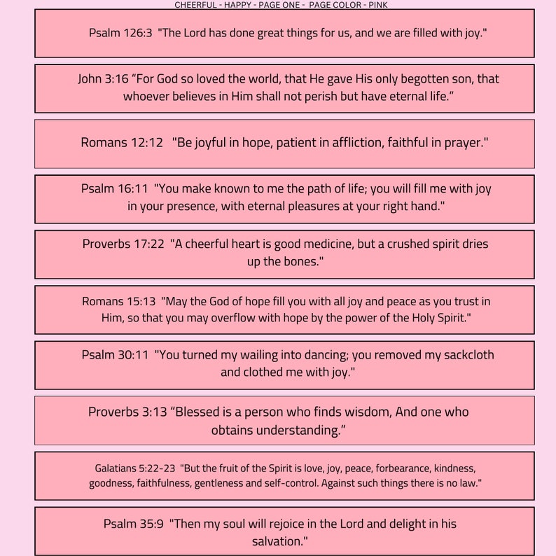 Bible Verse Jar Label DIY Scripture for Emotional Support Digital ...