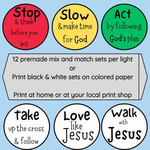 Christian Craft Sunday School Bible Activity Printable PDF Kid Church ...