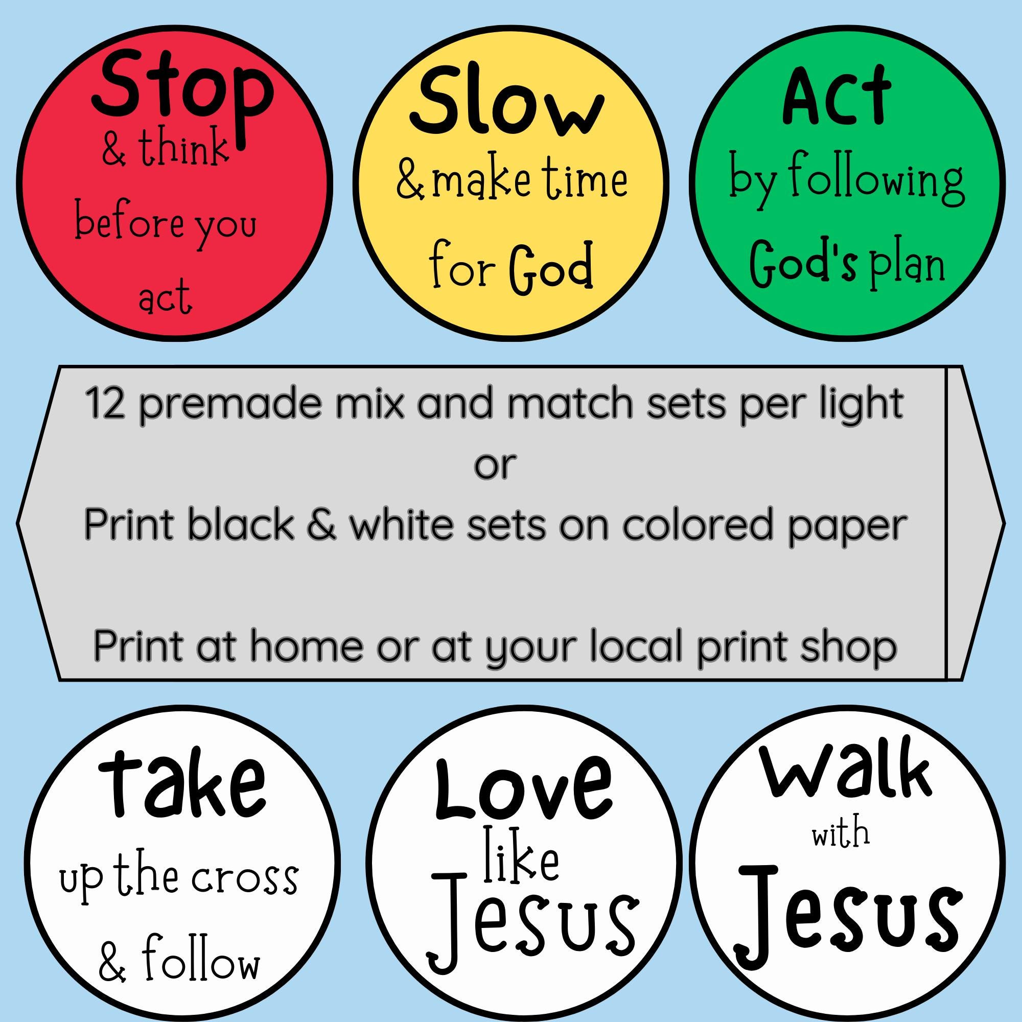 Christian Craft Sunday School Bible Activity Printable PDF Kid Church ...