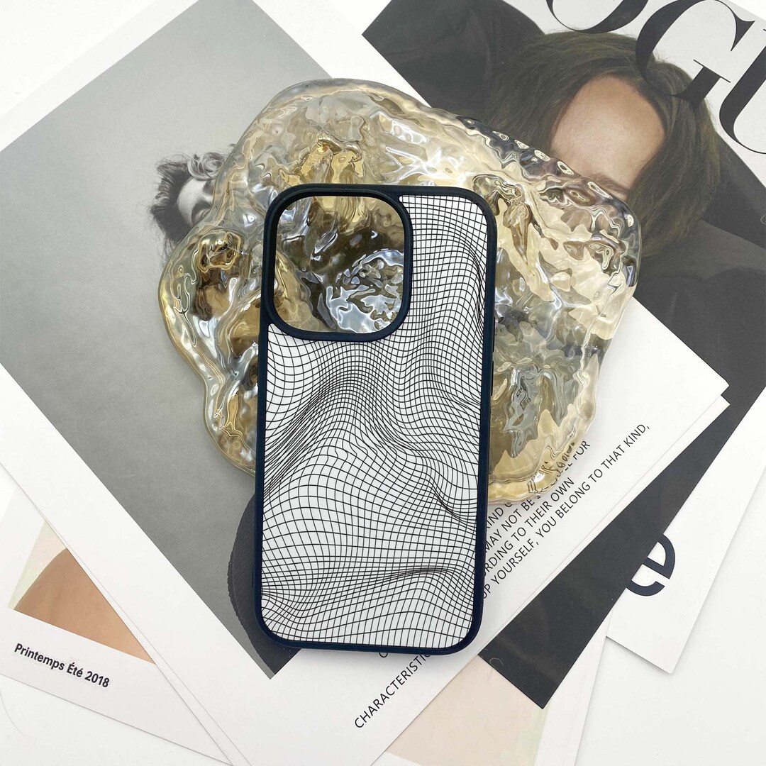 Abstract Wavy Phone Case,abstract Wavy 3d Mesh Phone Case,abstract ...