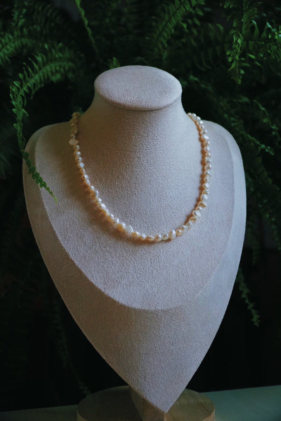 Imperfect Perfect, Pearl Necklace, Non Tarnish Jewelry, Stainless Steel ...