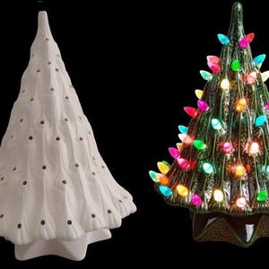 Ceramic Bisque Retro Mayco Lava Tree Ready to Paint - Etsy