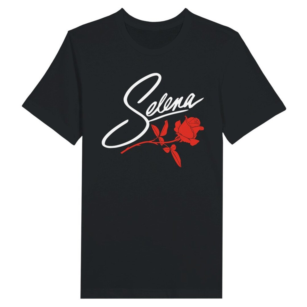Selena Signature Rose Unisex T-shirt: Tribute Collection - Etsy