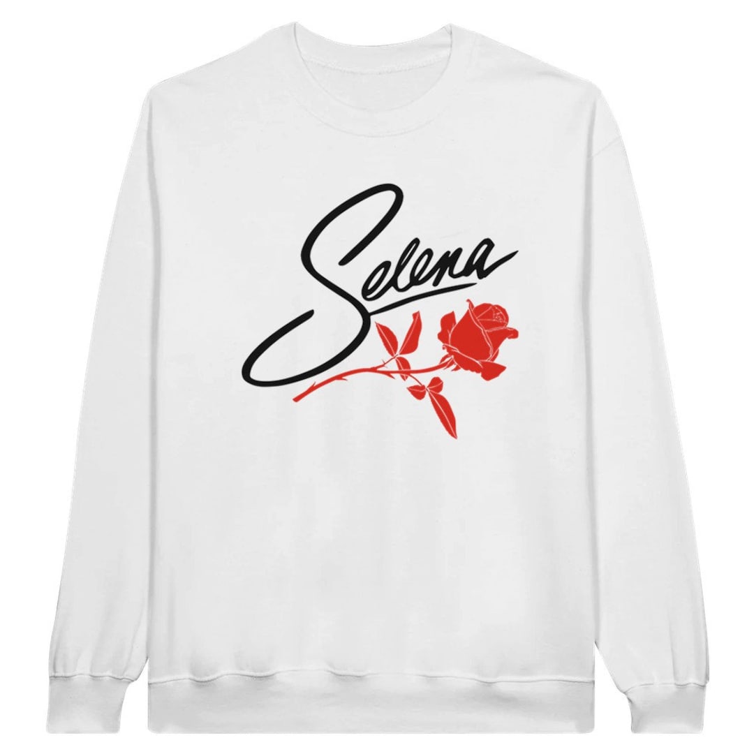 Selena Signature Rose Sweatshirt: Tribute Collection - Etsy