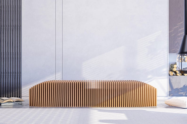 Parametric Bench 3D Warehouse, Wavy Wooden Furniture, Modern Furniture ...