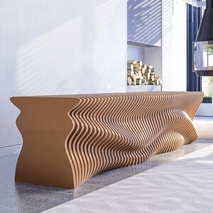 Parametric Bench 3D Warehouse, Wavy Wooden Furniture, Modern Furniture ...