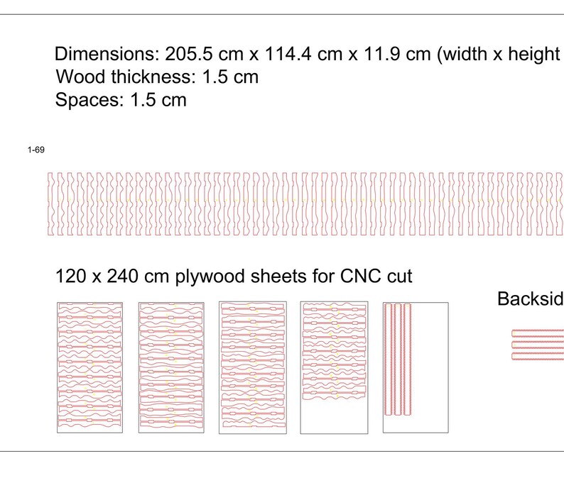 Parametric Wall Art, Wavy Wooden Wall Decor, Parametric Wall Water Drop ...