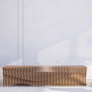 Parametric Bench 3D Warehouse, Wavy Wooden Furniture, Modern Furniture ...