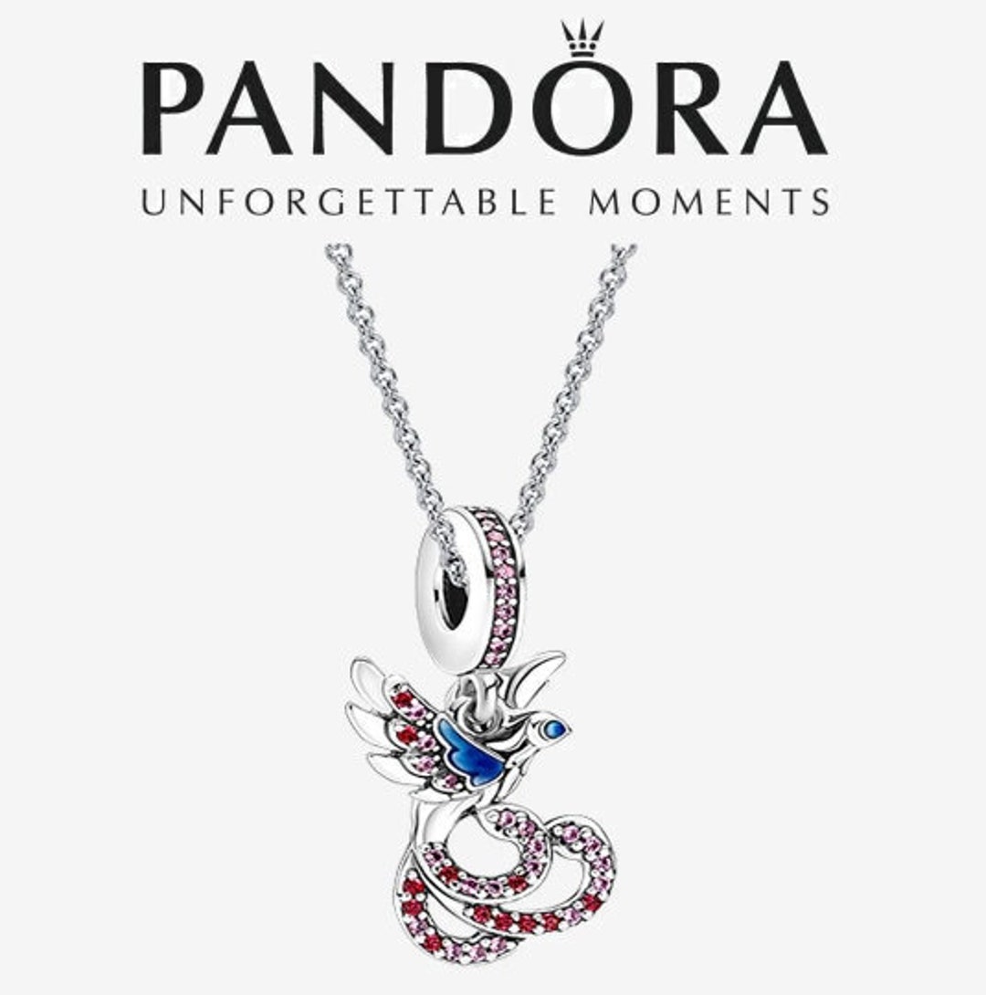 Pandora Chinese Phoenix Dangle Charm Necklace Set - Etsy