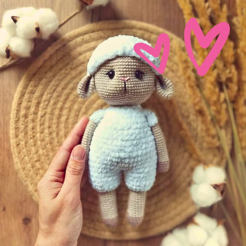 Amigurumi Sheep Crochet Pattern, Amigurumi Animal, Crochet Tutorial ...