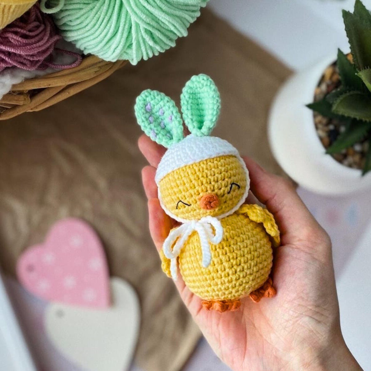 Chick With Hat Amigurumi, Crochet Pattern, Crochet Tutorial, Easter ...