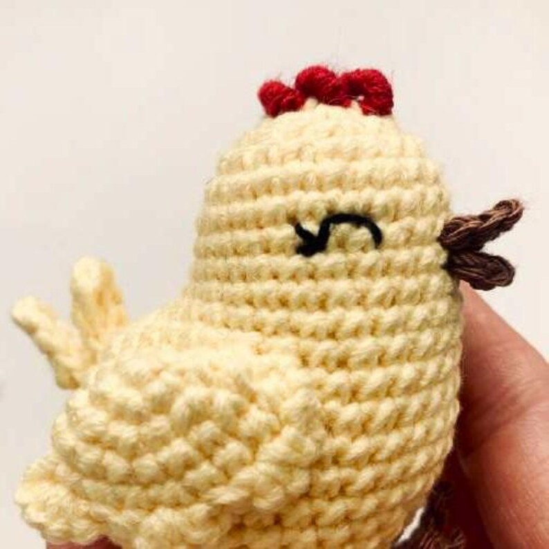 Chicken Amigurumi Crochet Pattern, Miniature Hen (digital Download ...