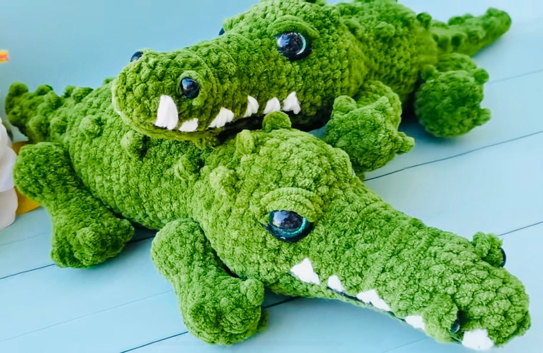 Amigurumi Crocodile Crochet Pattern, Amigurumi Animal, Crochet Big Toy ...