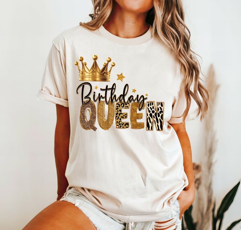 Birthday Queen T Shirt, Birthday Crown Shirt, Birthday Gift, Birthday ...