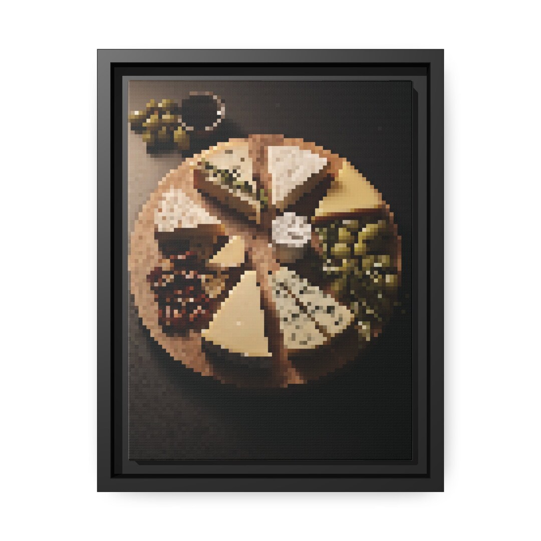 Cheeseboard Pixels Pixel Art Canvas, Retro Art, Pixel Art, 16 Bit ...