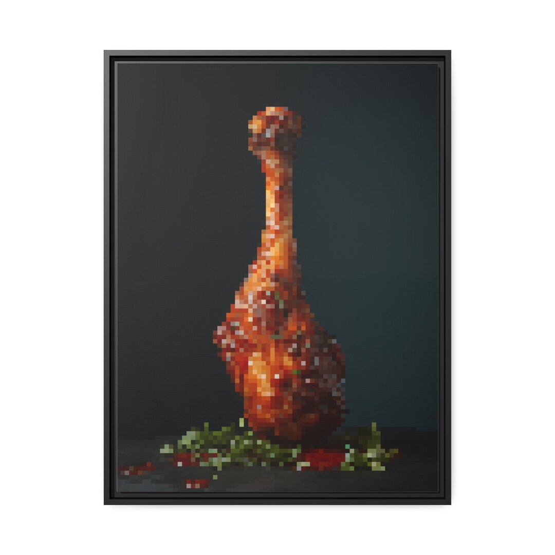 Summer BBQ Pixel Art Canvas, Retro Art, Pixel Art, 16 Bit, Aesthetic ...