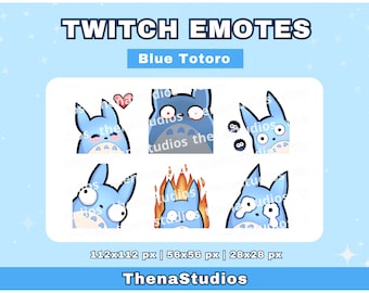 Cute Ghibli Inspired Emotes for Twitch, Discord, Youtube Spirited Away ...