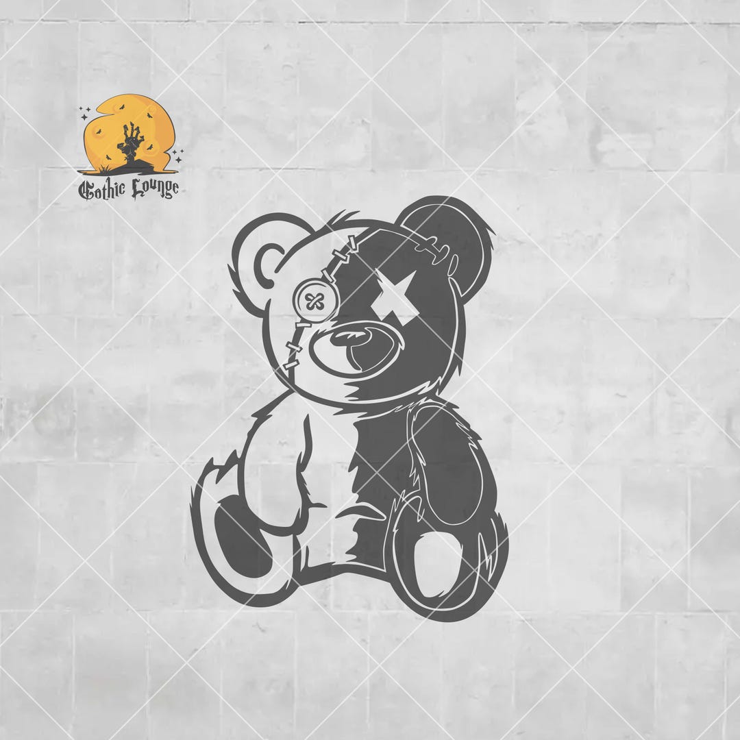 Cute Teddy Inverted | Teddy Bear Svg | Teddy Bear Png | Teddy Bear ...